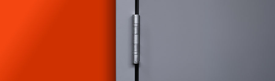 How do I choose the hinge side and opening direction?